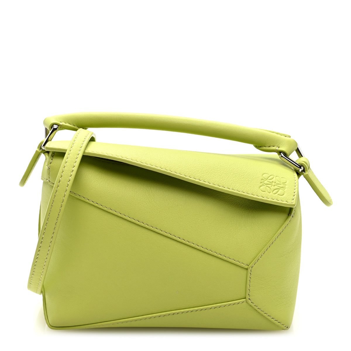 Loewe Calfskin Mini Puzzle Edge Bag Anise | Luxe Collective